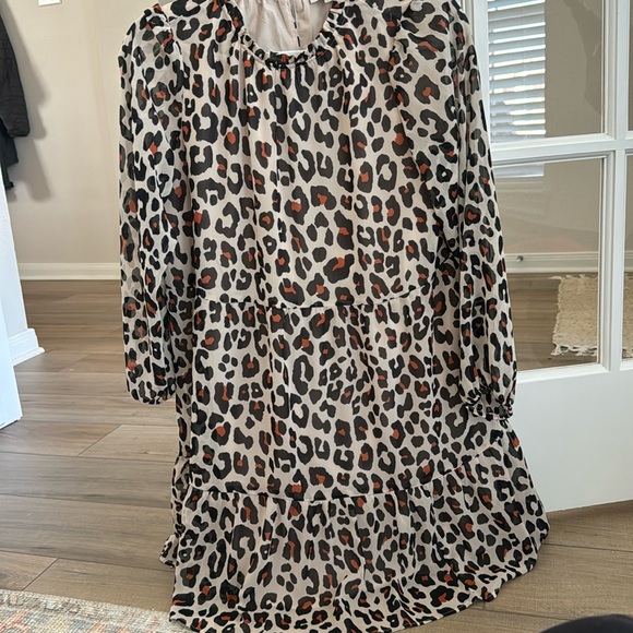 LOFT | Dresses | Loft Leopard Print Dress | Poshmark